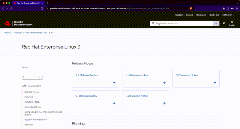What’s new on docs.redhat.com